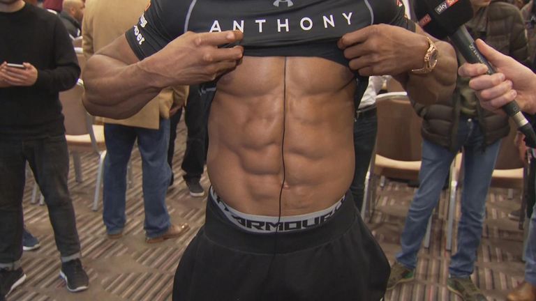 Joshua ripped and ready to go | Video | Watch TV Show | Sky Sports